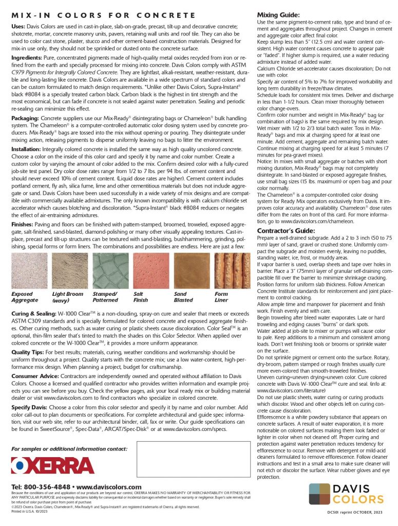 STAINED AND COLORED CONCRETE PHOTO GALLERY – Metric Concrete and Masonry